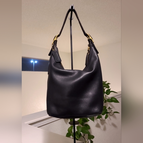 Coach | Bags | Vintage Coach Black Leather Legacy West Hobo Shoulder ...